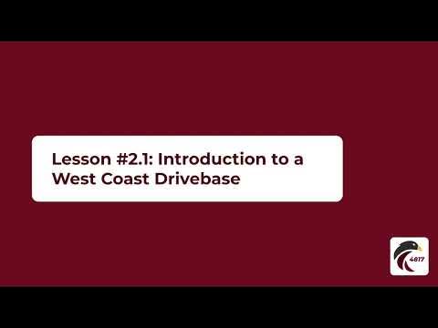 FRC Summer CAD Training 2.1: Introduction to a West Coast Drivebase ...