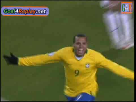 Brazil Vs USA 2-2 Fifa Confederations Cup 2009 (Final Game) Goal Scored by FABIANO