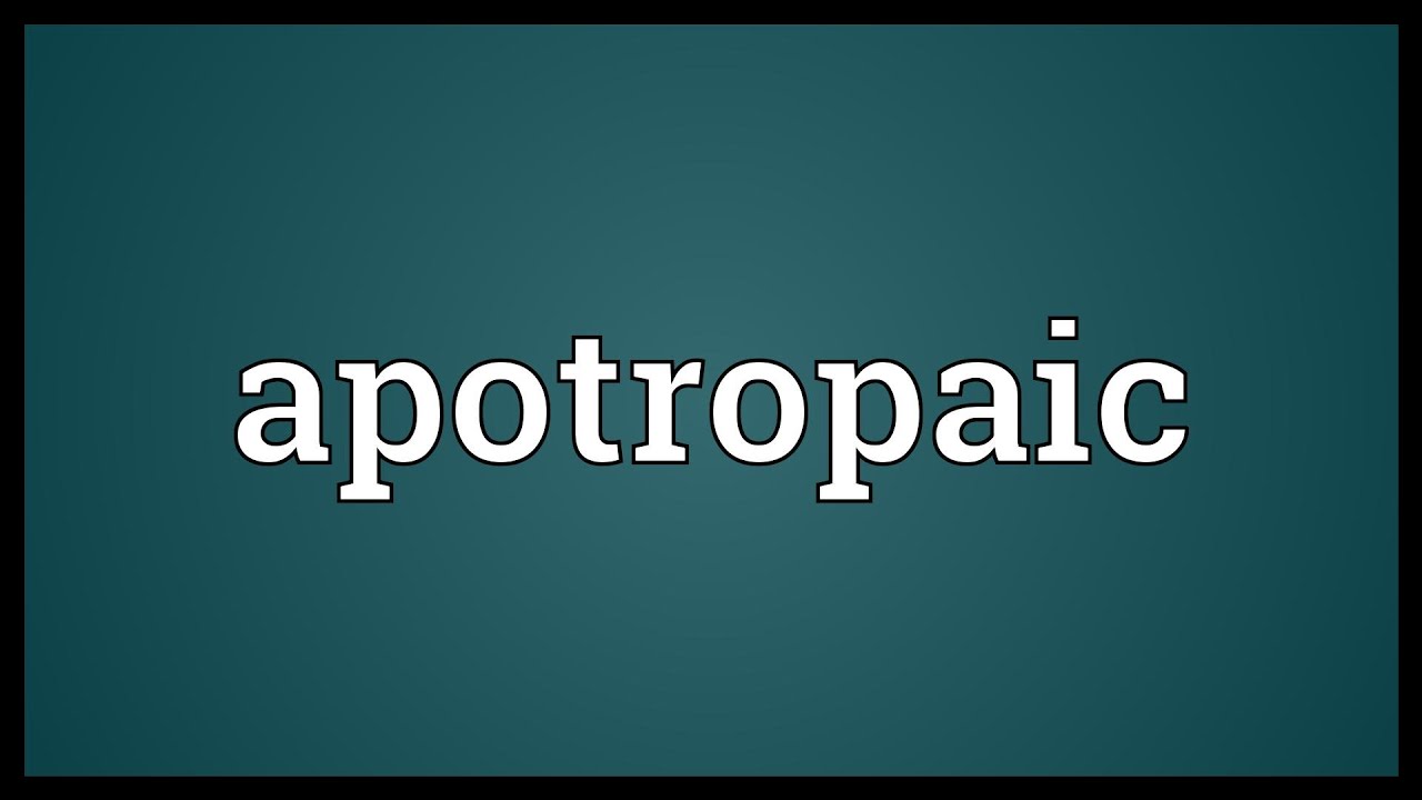 Apotropaic Meaning - YouTube