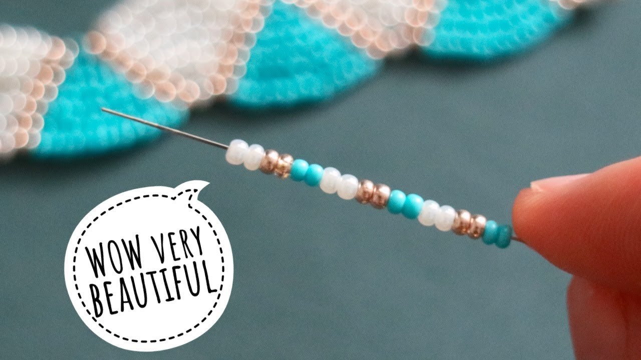 THIS IS VERY BEAUTIFUL 😍😍😍 Simple beaded bracelet design - YouTube