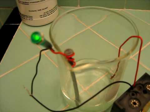 Home-made electrolyte monitor experiment - YouTube