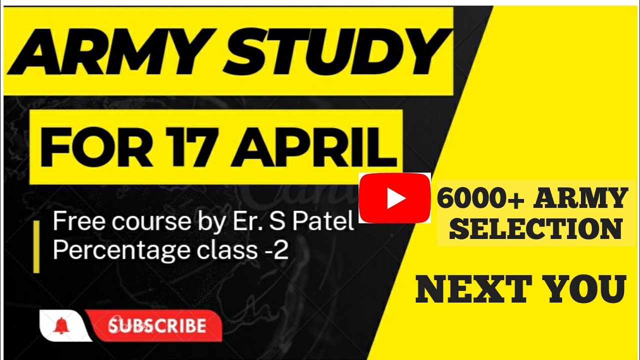 @ARMY PERCENTAGE CLASS-2 BASIC MATH - YouTube