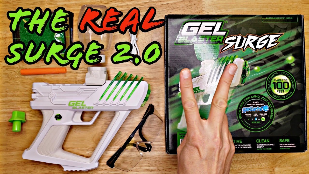What's In The Box?! GEL BLASTER SURGE 2.0 Unboxing and Initial Review ...