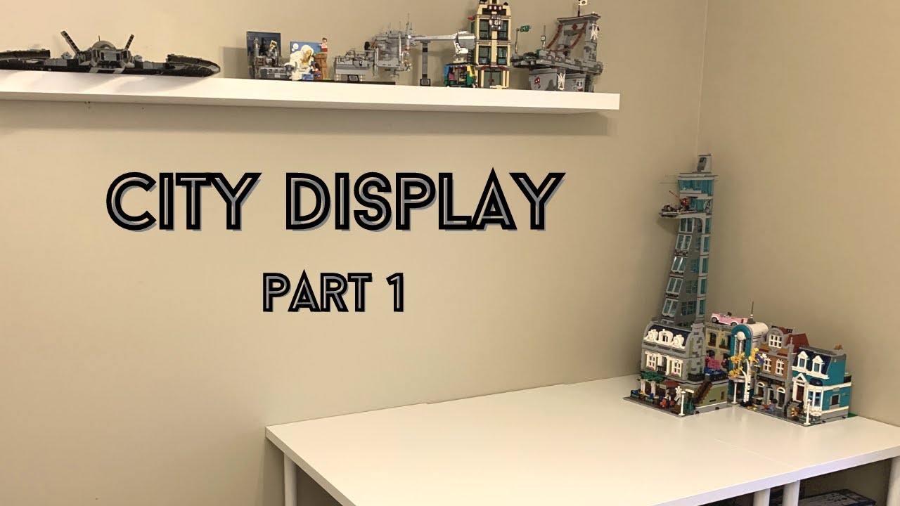 Custom LEGO City Display Part 1: Setting up the Tables! - YouTube