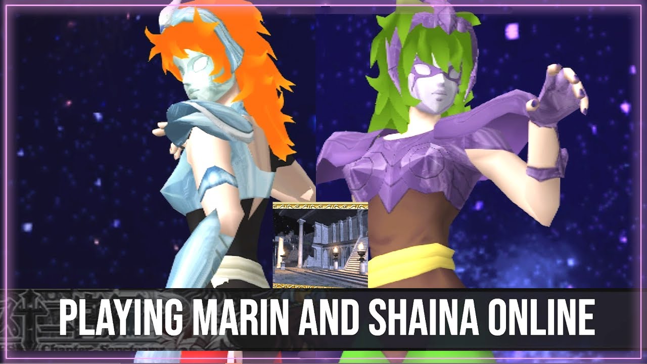 SOME SHAINA AND MARIN MATCHES (Saint Seiya PS2 online) - YouTube