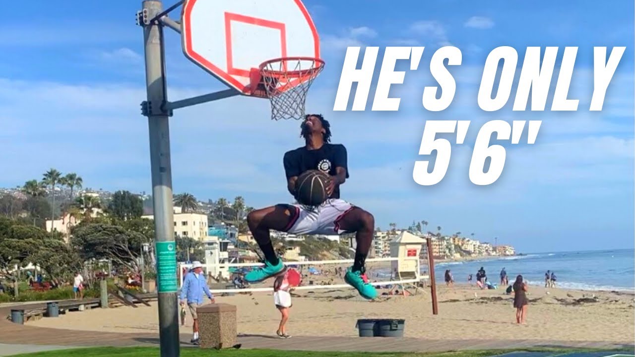INSANE 5'6" Dunker Anthony Height! 50 Inch Vertical !?!?! - YouTube