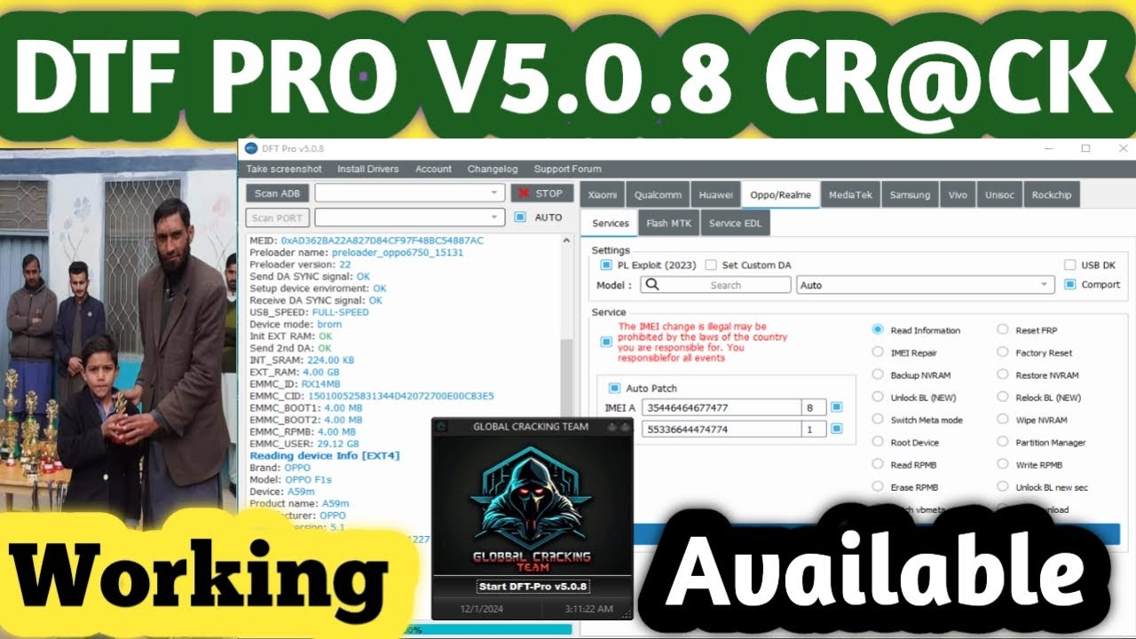 DFT Pro V5.0.8 🔥 Gift For GCT Users Factory Reset Reset FRP Lock All ...