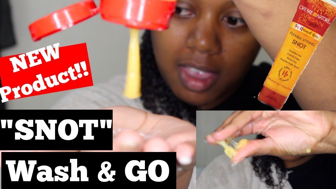 WASH N' GO | CREME OF NATURE FLEXIBLE STYLING "SNOT" GEL | FIRST ...