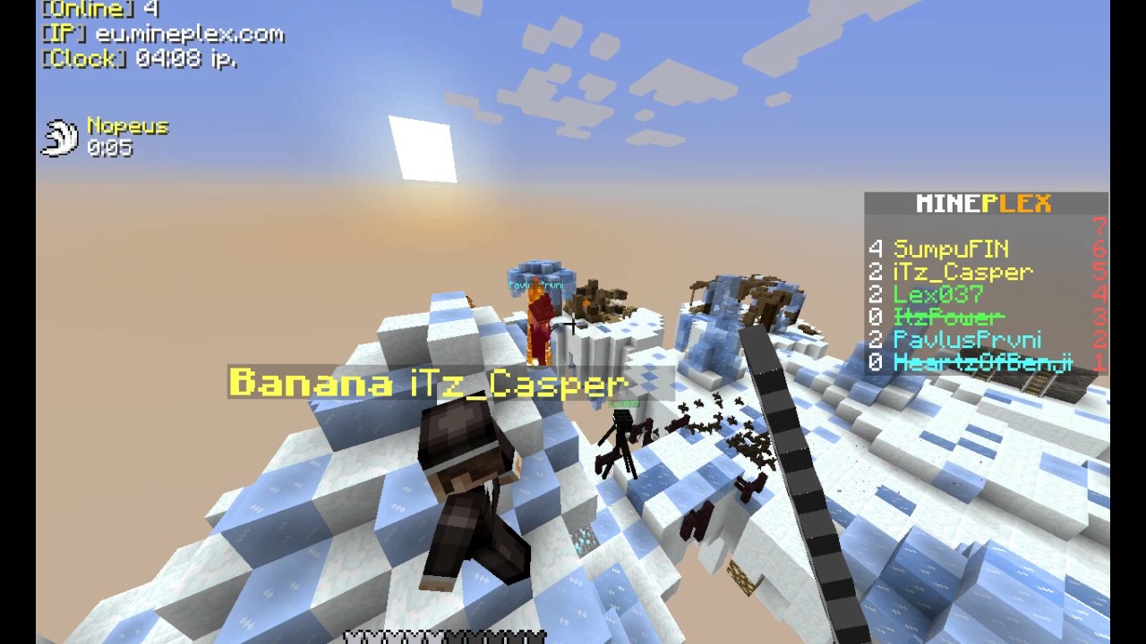 pelataa minecraft osa 5 pvp ìp eu.mineplex.com - YouTube