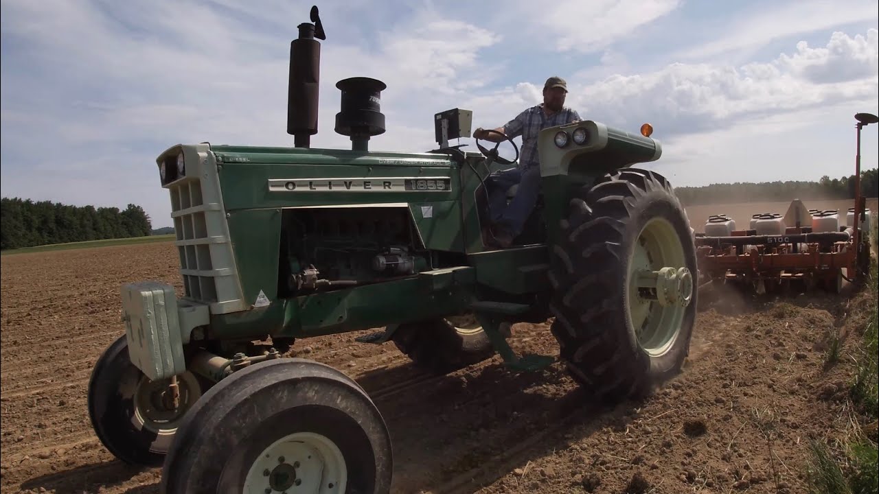 Farming With 55 Series Olivers: 1655, 1755, 1855 - YouTube