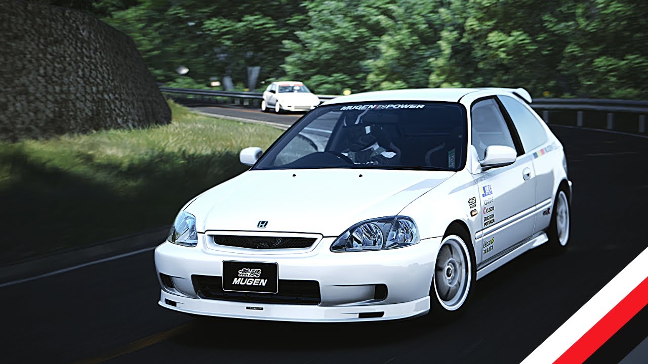 Touge Battle: Mugen EK9 vs Tuned EG6 - Assetto Corsa - YouTube