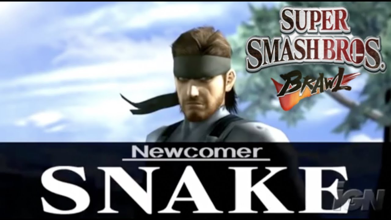 Super Smash Bros Brawl Where Snake is the Best - YouTube