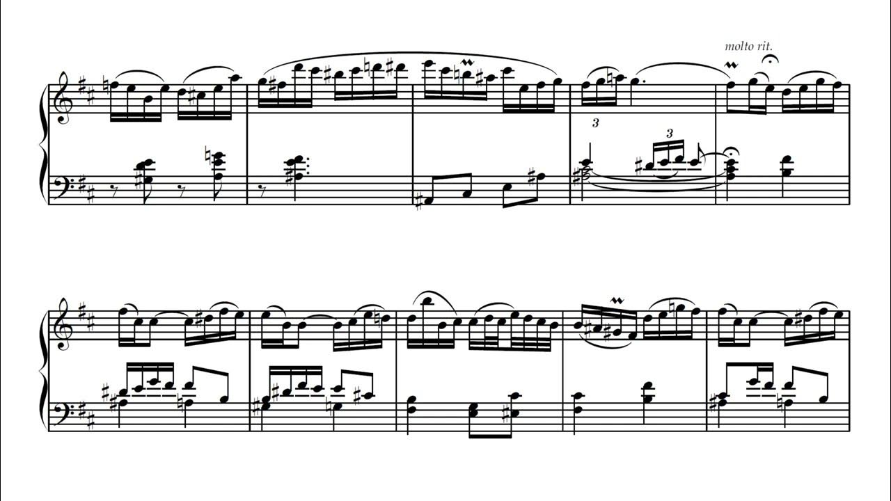 C. P. E. Bach/Cziffra - 'Rondo Cantabile' from Sonata in B minor, H. 245 (Audio+Sheet) [Cziffra ...