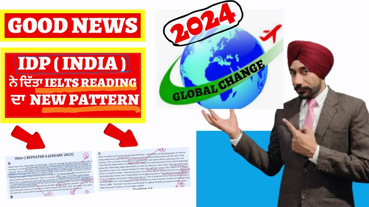 Idp Update New IELTS Reading Pattern in 2024| how to crack ielts ...