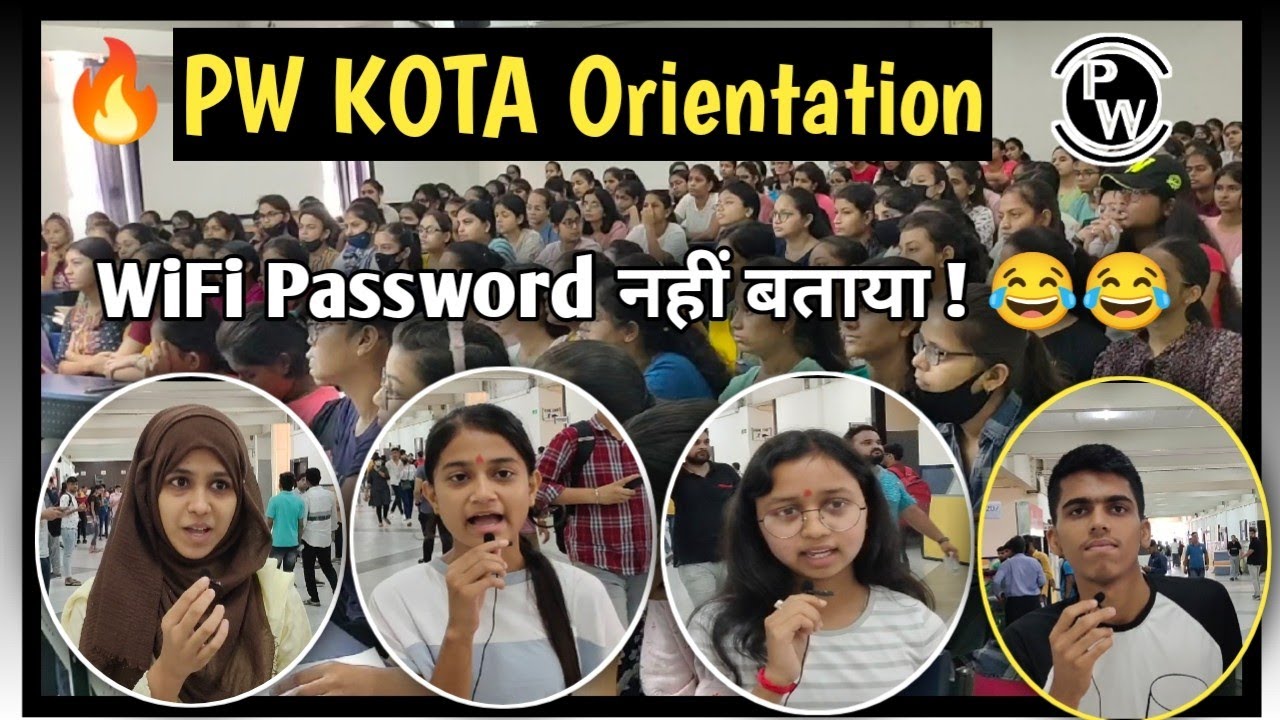 🔥 PW KOTA Orientation | physicswallah kota Vidyapeeth students ...