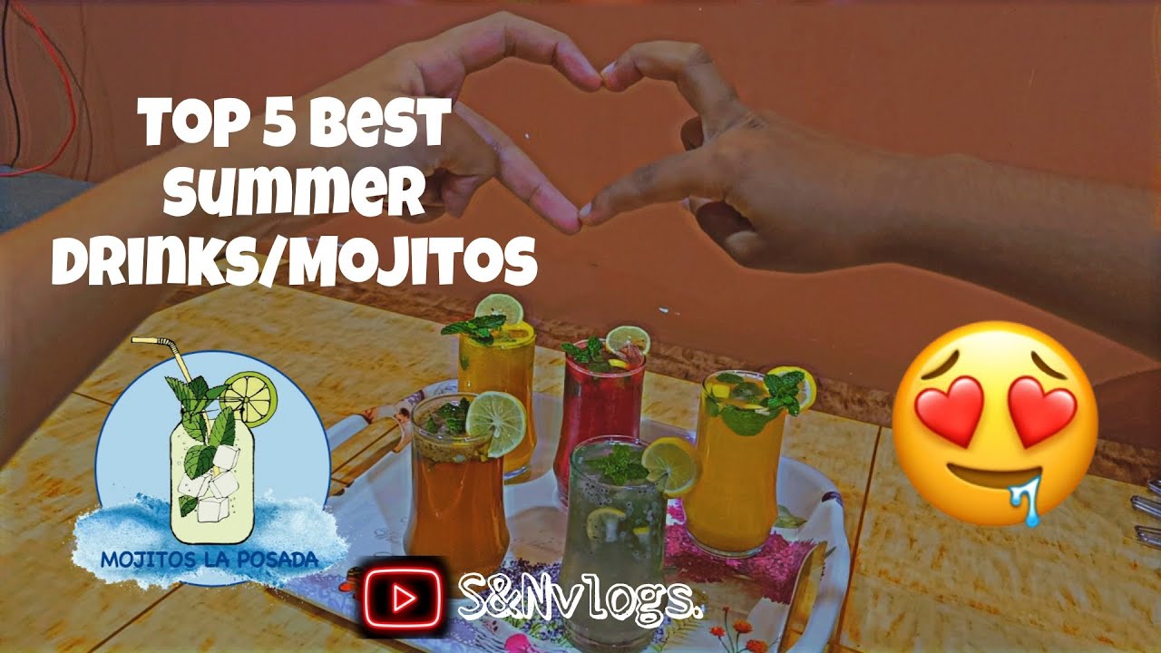 Top 5 summer drinks/Mojitos || tasty & luscious || Mom's recipe || how ...