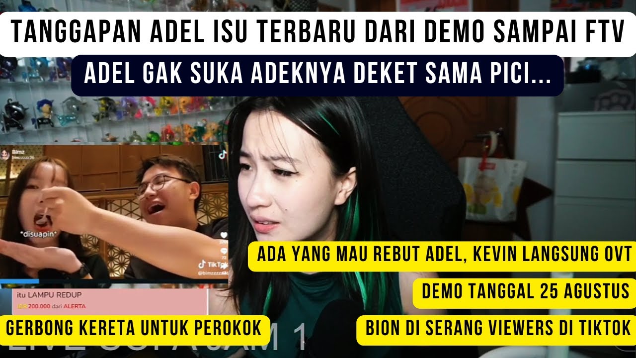 Tanggapan Adel ! Isu demo Indo ! Adel Gak suka lihat Adiknya deket sama ...