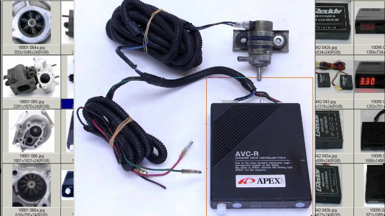 Apexi AVCR Gen 1 boost controller with GTR valve - YouTube