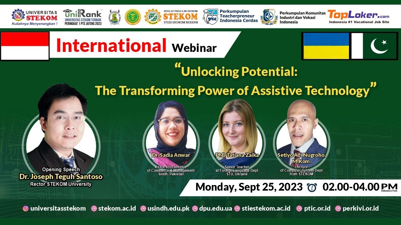 INTERNATIONAL WEBINAR : Unlocking Potential: The Transforming Power of ...