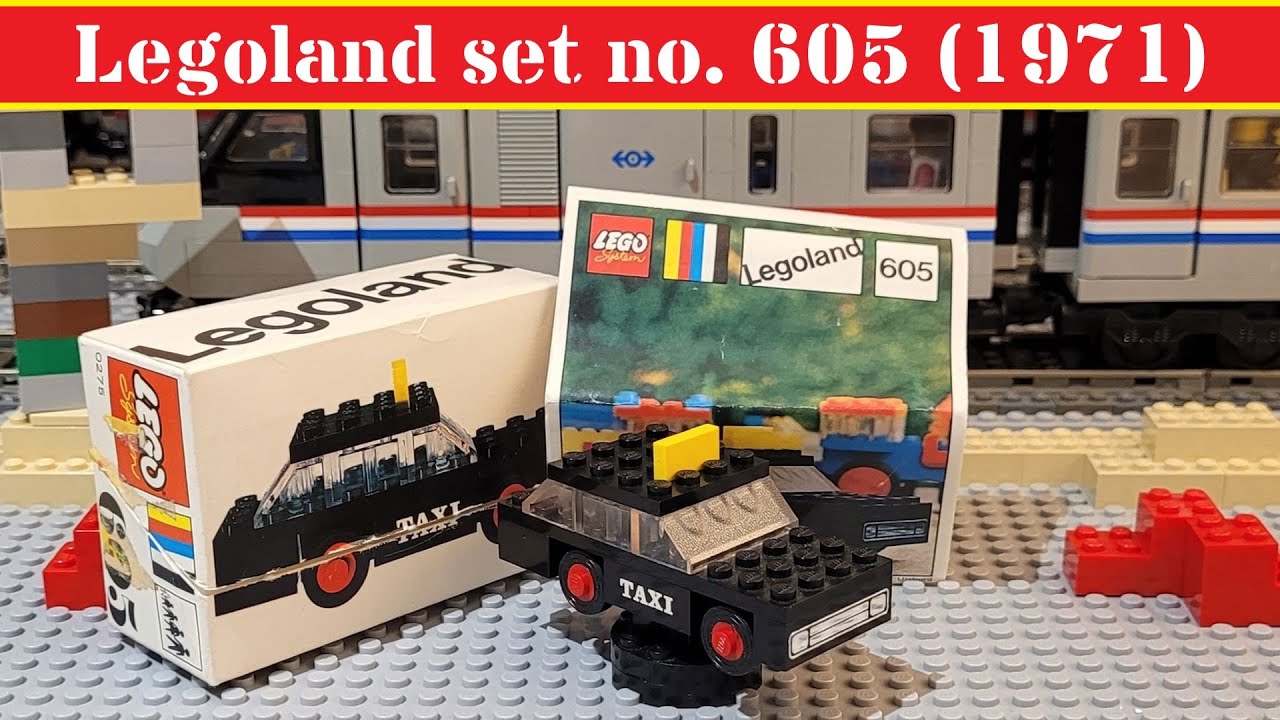 LEGOLAND set no. 605 Presentation with box and instructions. - YouTube