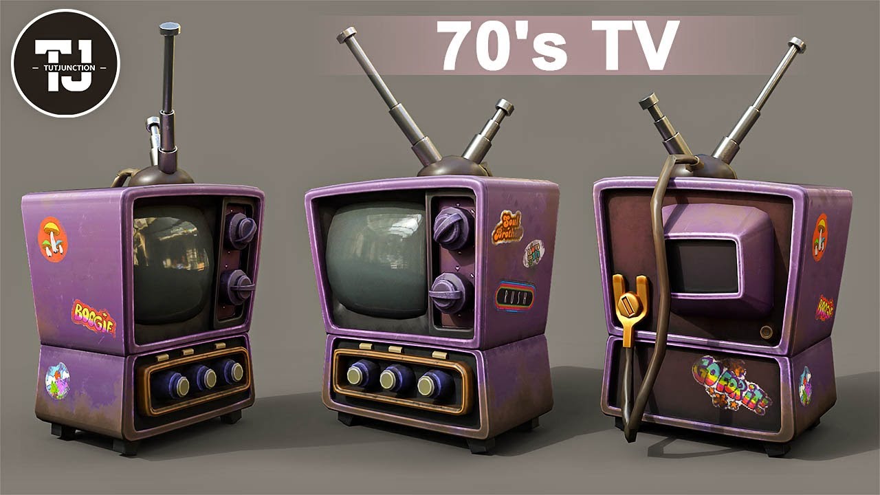 Creating a 70's TV Model in Maya: Step-by-Step Tutorial - YouTube