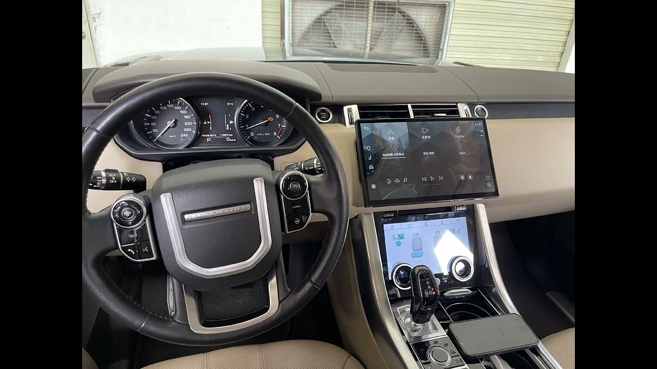 Land Rover Range Rover Sport 13 inch Android screen - YouTube