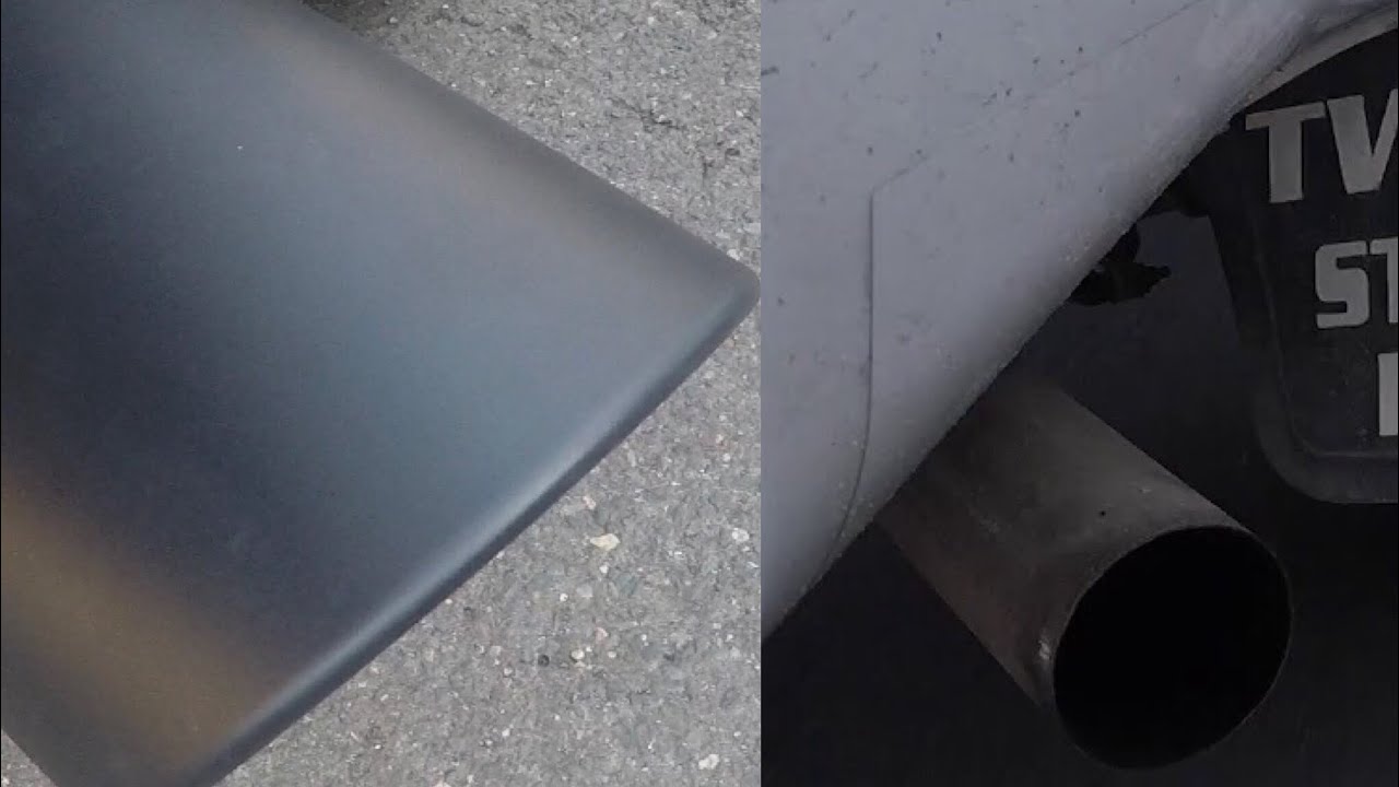 6.0 4in Straight Pipe Vs 8in Tip - YouTube