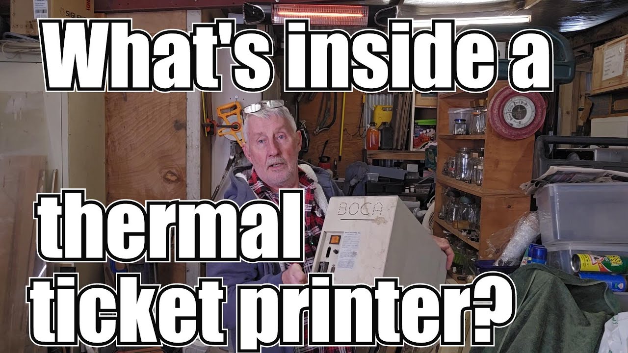 Scrapping a Boca Thermal Ticket Printer for Scrap Metal & Parts ...