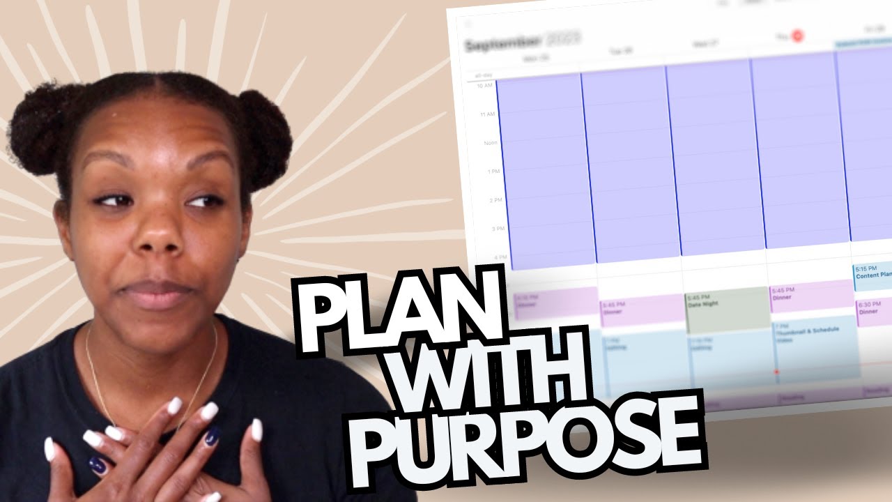 How to Plan with Purpose | Use intention to hit your goals - YouTube