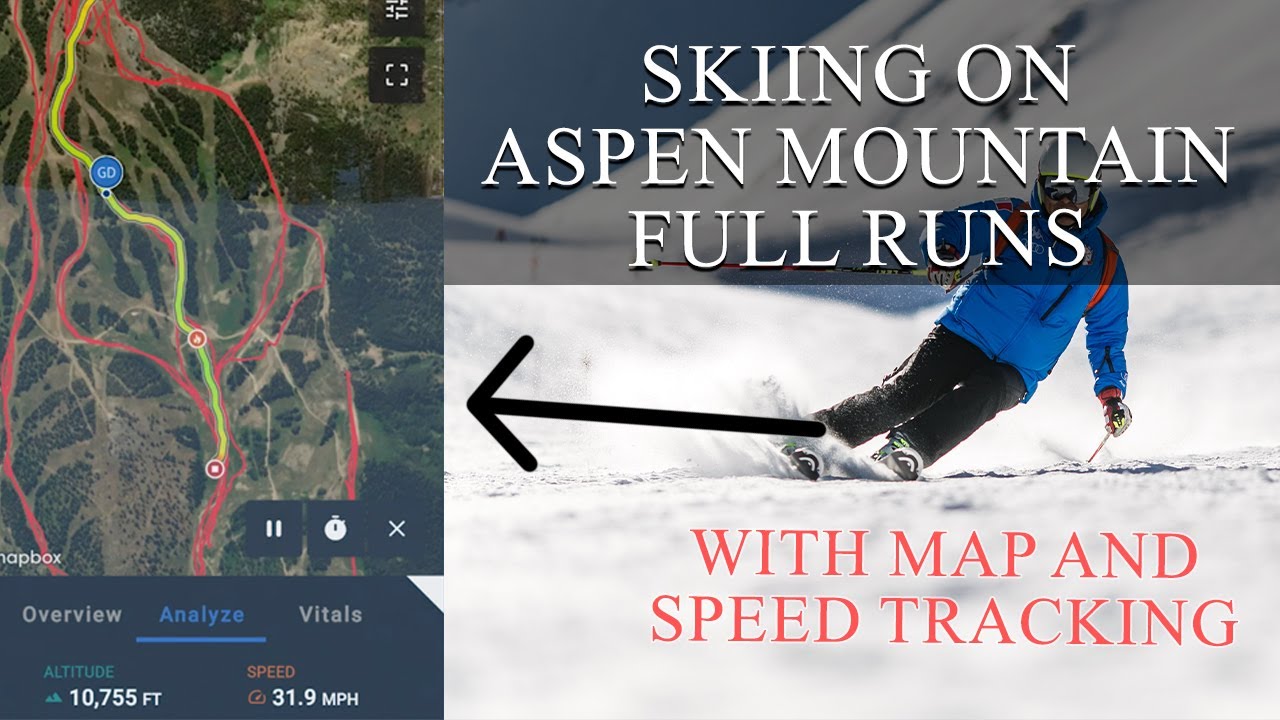 Skiing On Aspen Mountain FULL RUNS With Map Part 1 - YouTube