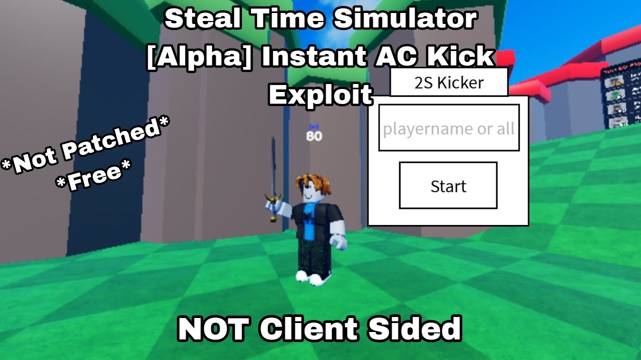 Steal Time Simulator [Alpha] Instant AC Kick Exploit Script - YouTube