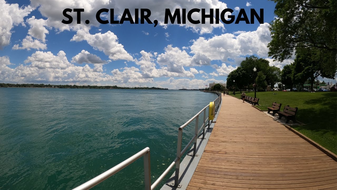 St. Clair, Michigan 🇺🇸 - Walking Tour - YouTube