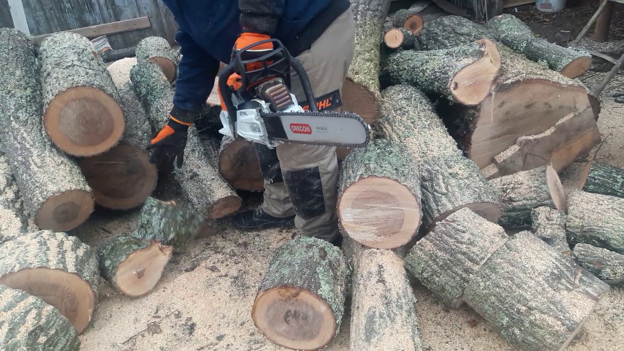 STIHL MS 362 with chain Stihl RS 33. - YouTube