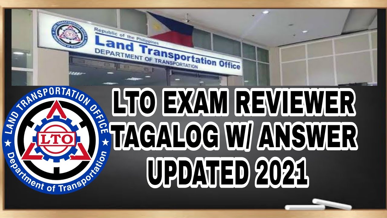 LTO EXAM REVIEWER FOR DRIVER S LICENSE 2021 TAGALOG YouTube lto-exam-reviewer-for-driver-s-license-2021-tagalog-youtube