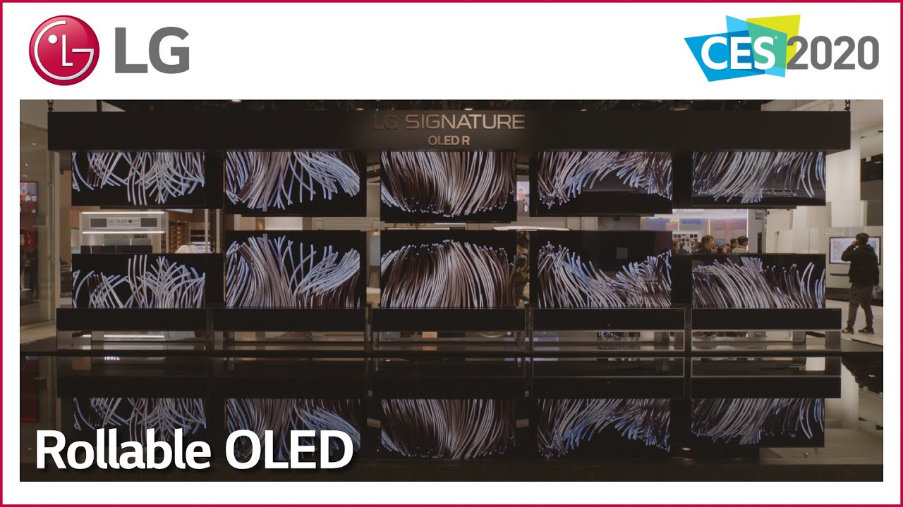 LG at CES 2020 - LG SIGNATURE OLED R - YouTube
