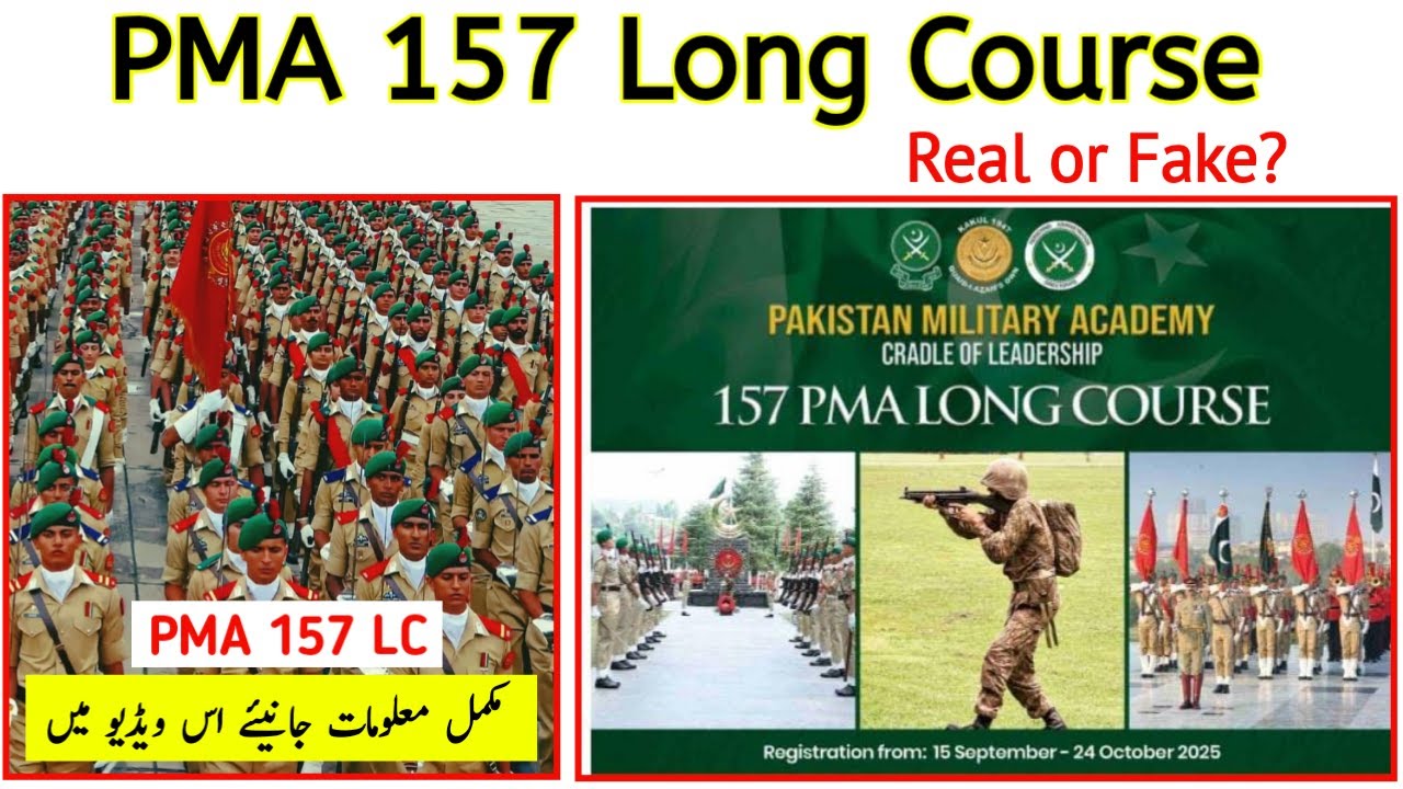 PMA 157 Long Course | 157 PMA Complete Details & Online Apply Process ...