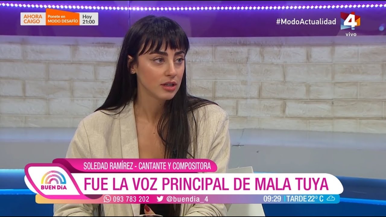 Buen Día - Hablemos Clara: Soledad Ramírez, cantante y compositora ...
