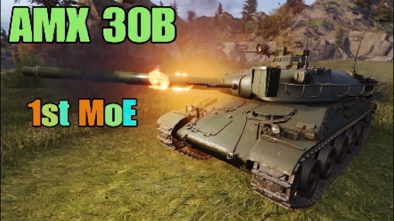 World of Tanks Console - AMX 30B 1st MoE - YouTube