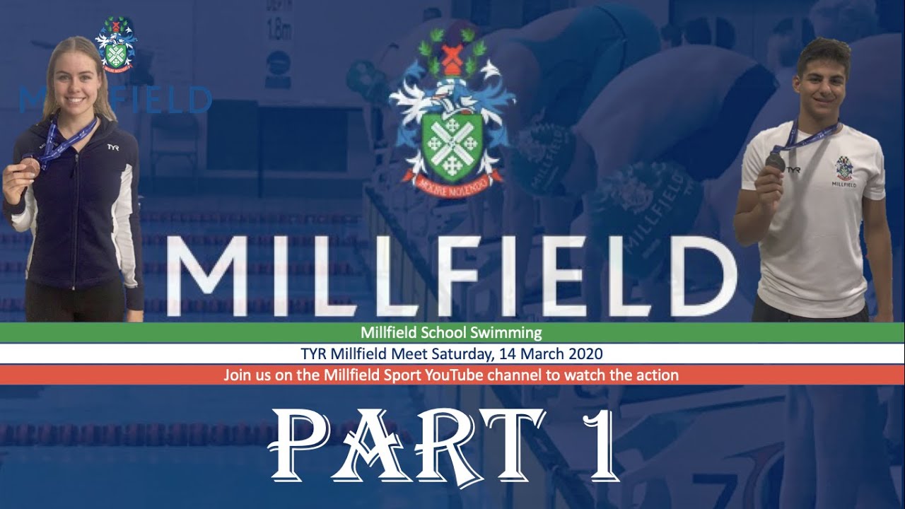 Millfield School Swimming TYR Millfield Meet Part 1 14:03:20 - YouTube