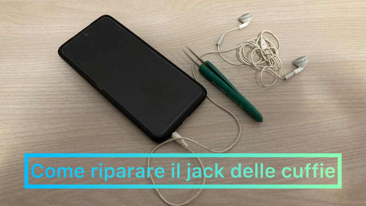 Come riparare il jack delle cuffie - YouTube