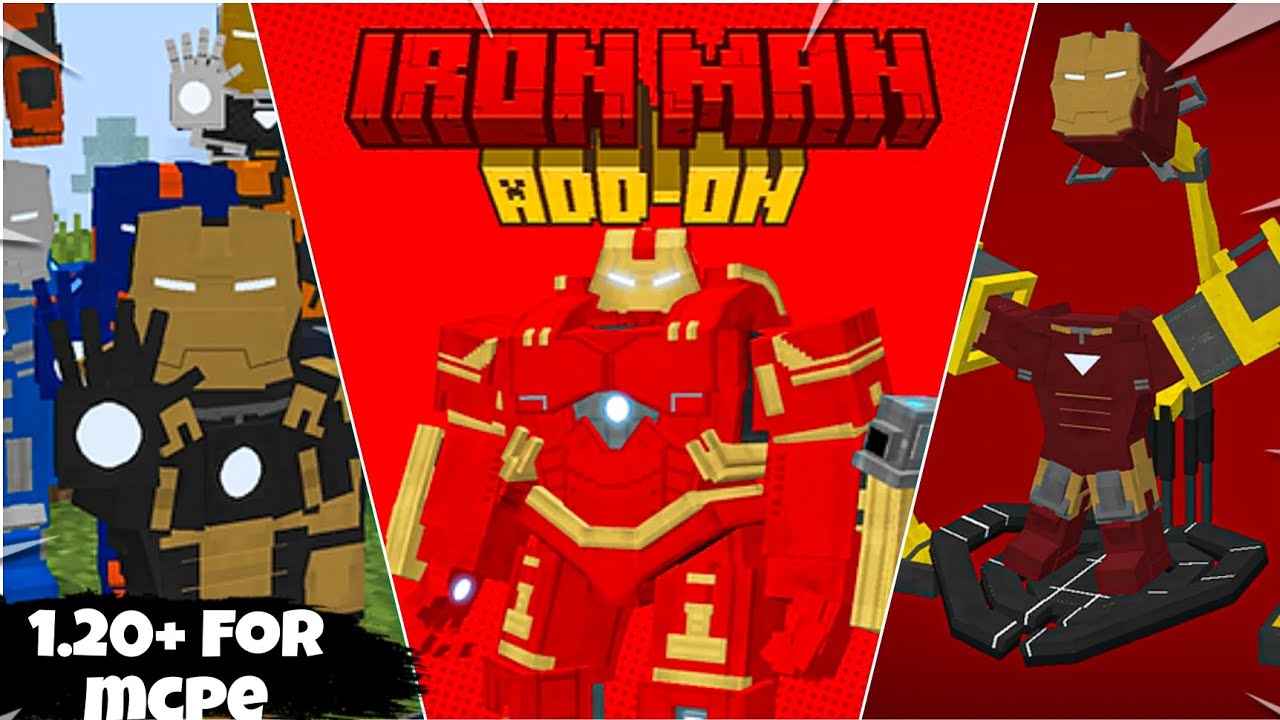 Minecraft iron-man mod for mcpe... 1.20+ 👀 | Iron Man Mod | @TGPW_AYUSH ...