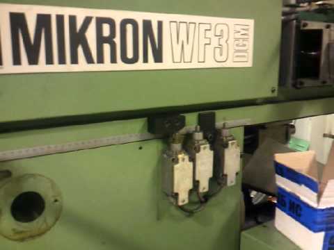 Пробный запуск Mikron WF3 на УЧП FMS-3300 - YouTube