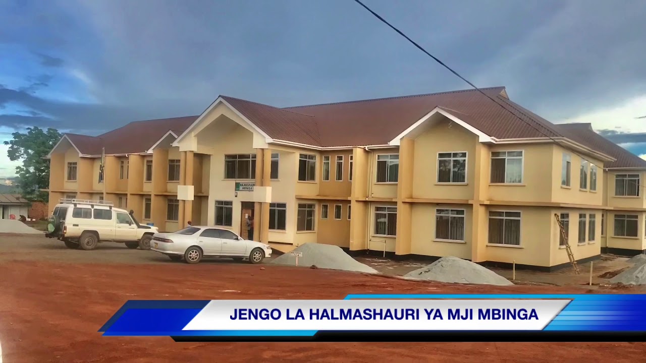 WAZIRI MKUU KUFUNGUA JENGO LA HALMASHAURI YA MJI MBINGA JANUARI 4,2021 ...