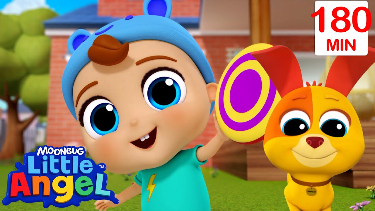 Bingo's Playdate + More | Little Angel Color Songs & Nursery Rhymes ...