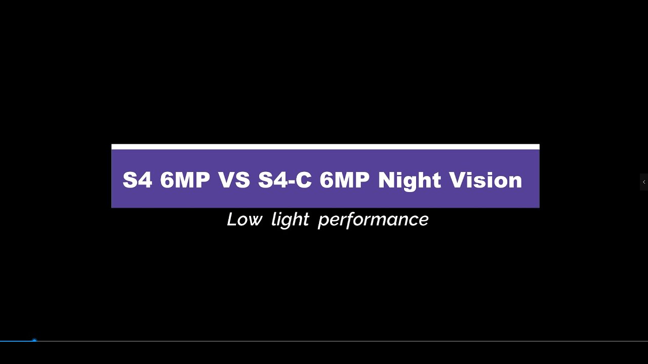 TVT S4 6MP VS S4-C 6MP Night Vision - YouTube