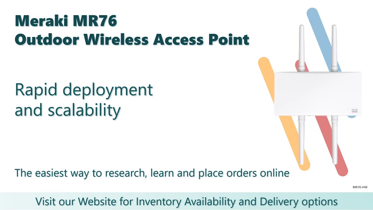 Meraki MR76 | Ruggedized Access Points | Wireless LAN - YouTube