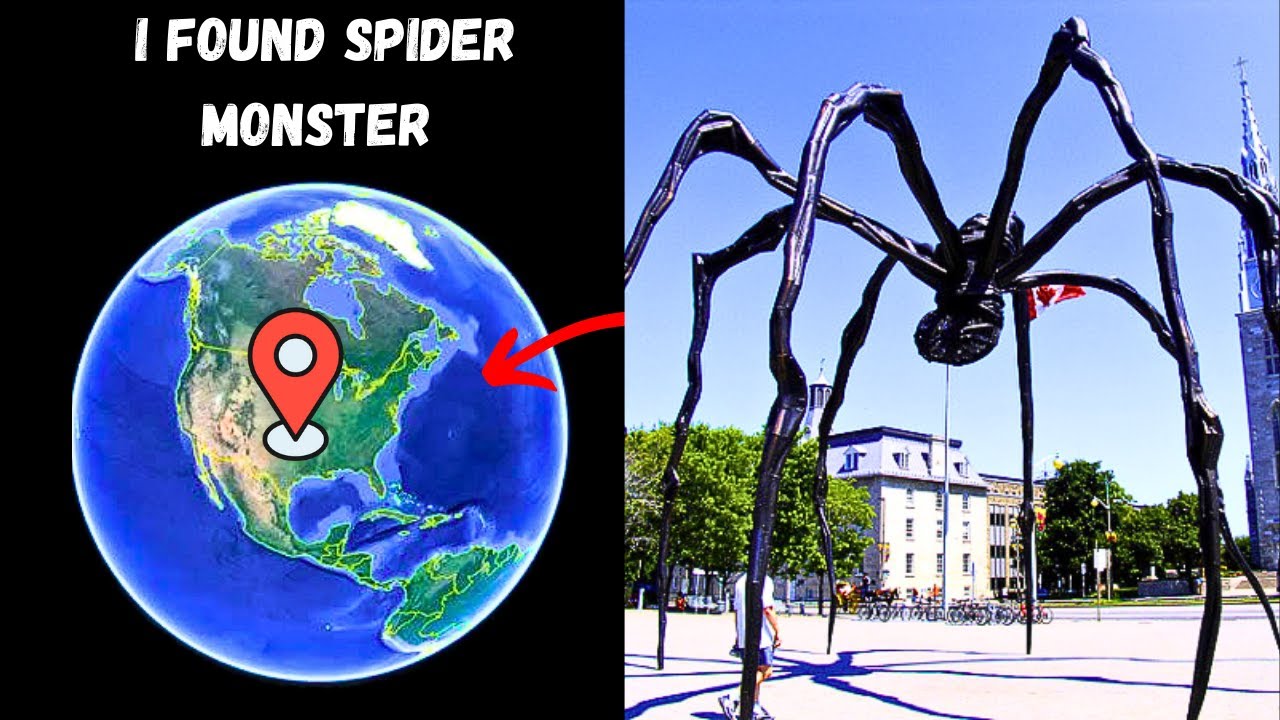 amazing! scary monster on google maps - YouTube