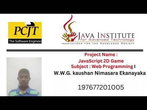 2DGame #SpriteAnimations #HTML #CSS #JavaScript#JavaInstitute - YouTube
