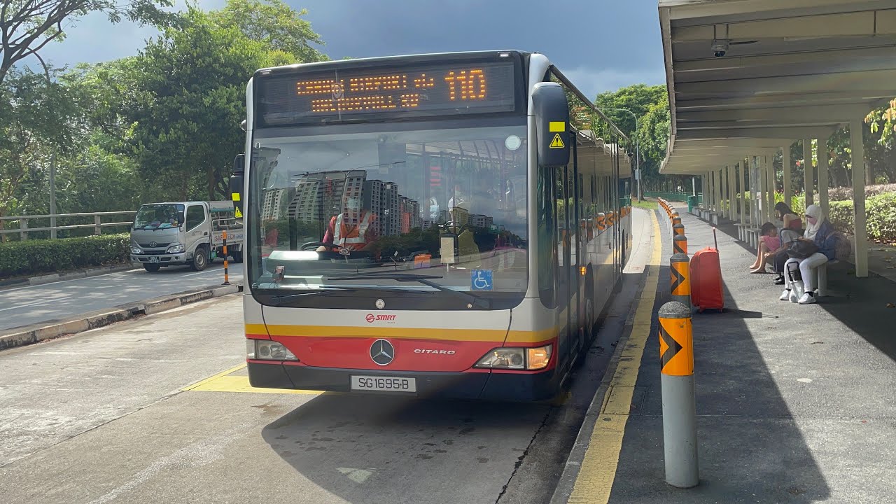 SMRT Buses Mercedes-Benz O530 Citaro (Batch 3) SG1695B on Service 110 ...