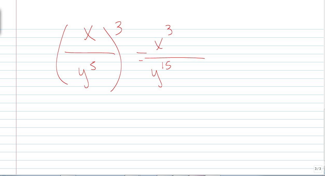 Power of a Quotient Rule - YouTube
